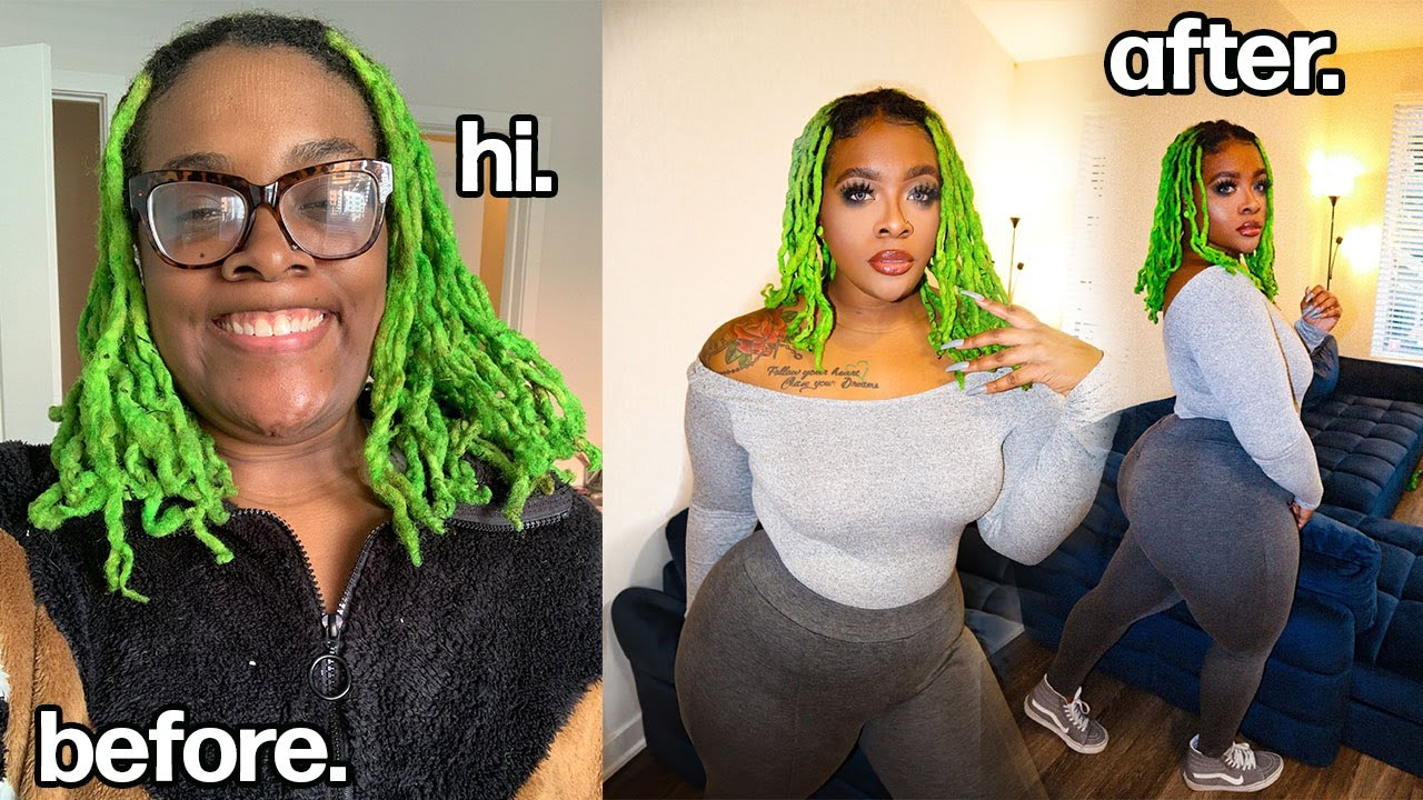 FIRST GLOW UP TRANSFORMATION OF 2020 | 24 Hour Glow Up Vlog Hair ...