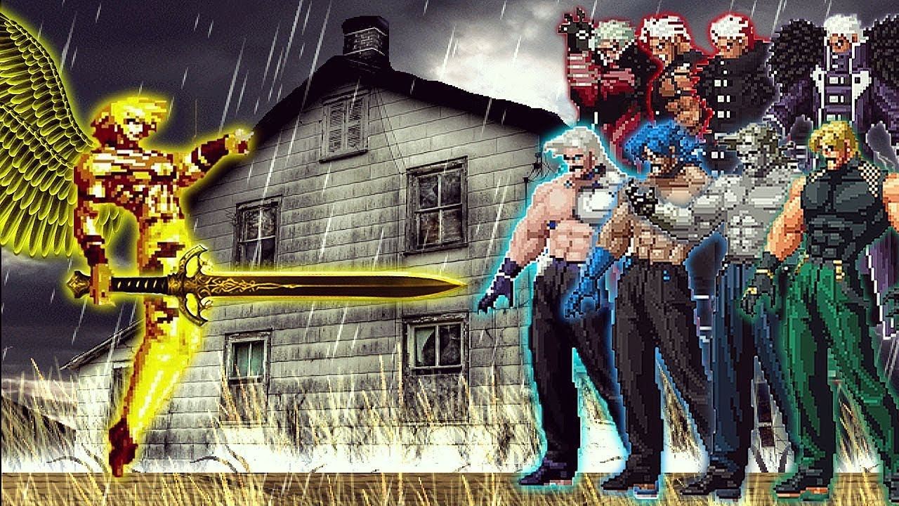 [KOF Mugen] Phoenix Orochi Vs Bosses Rugal, Krizalid Team - YouTube