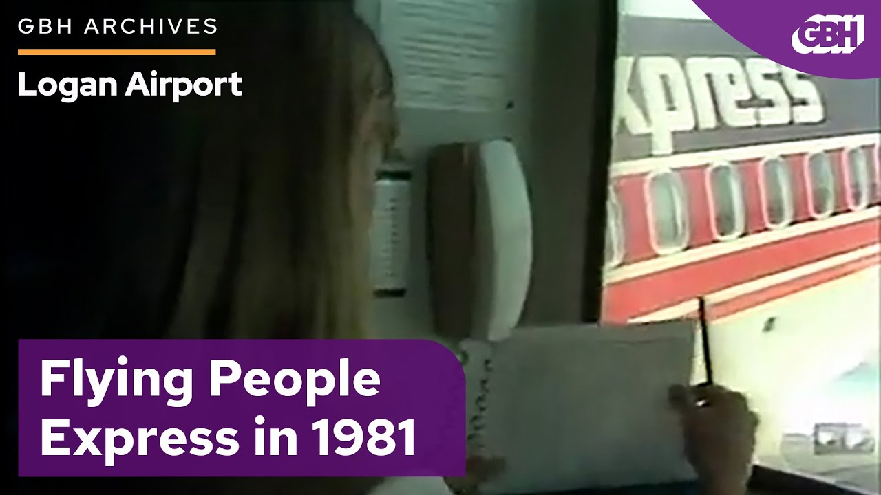 A 1980s PEOPLExpress Flight from Boston to NYC - YouTube