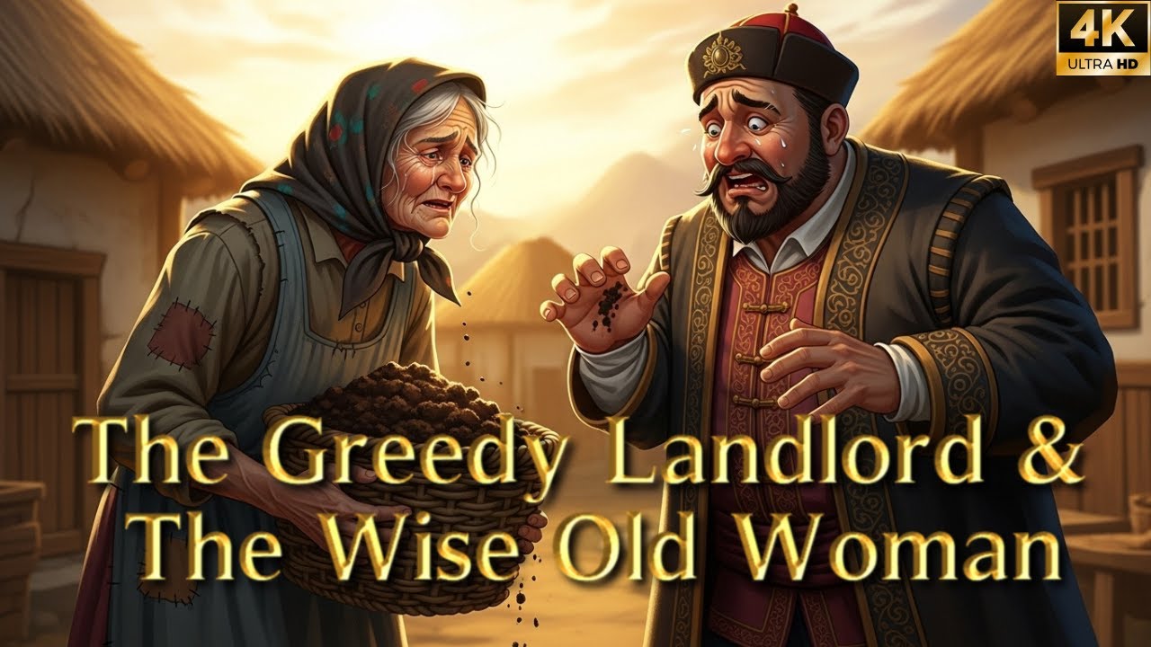 The Greedy Landlord & The Wise Old Woman | Moral Story - YouTube