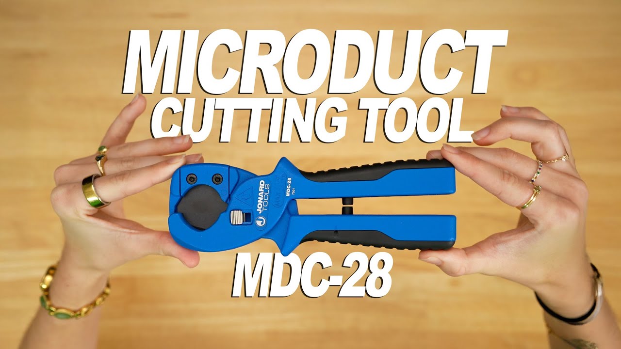 Jonard Tools Microduct Cutting Tool (MDC-28) Product Video - YouTube