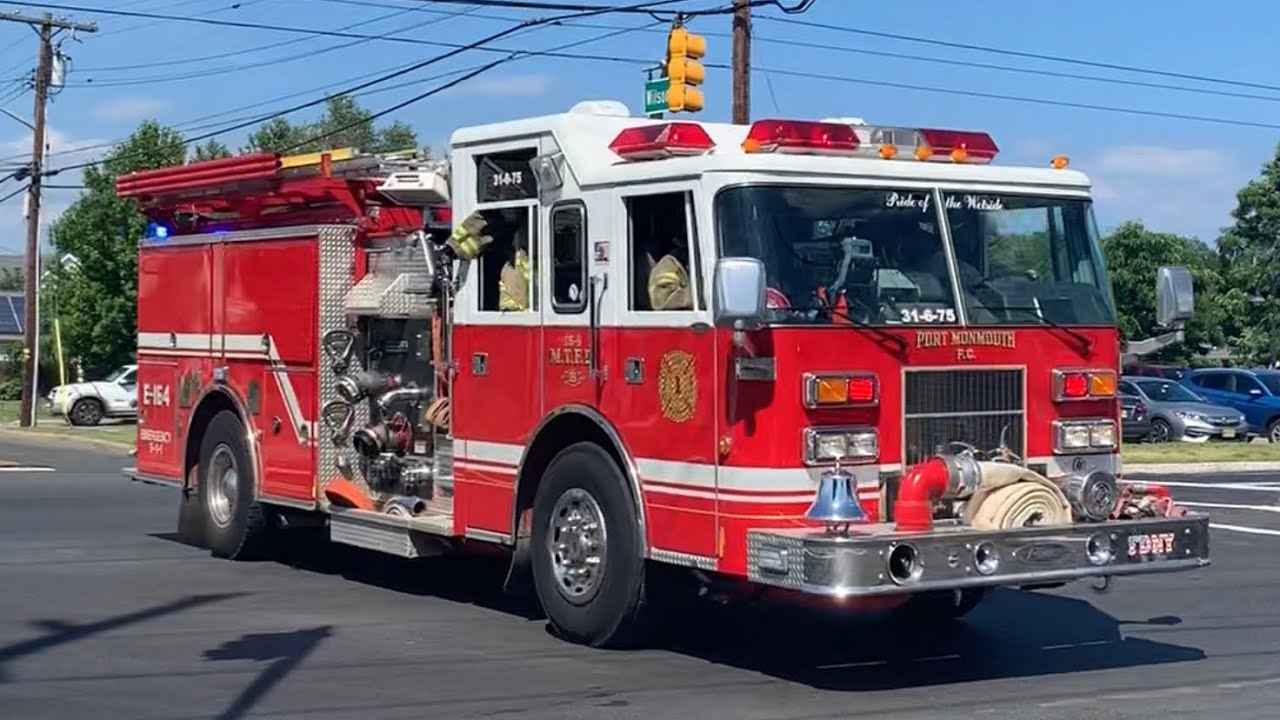 MTFD Engine 164 (31-6-75) Responding - YouTube