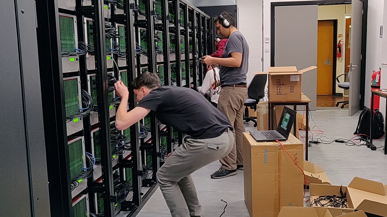 Neuromorphic Supercomputer Up and Running - YouTube