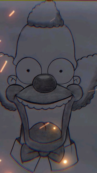 How To Draw Krusty The Clown | The Simpsons | By Art With cc.🤡🤩 - YouTube