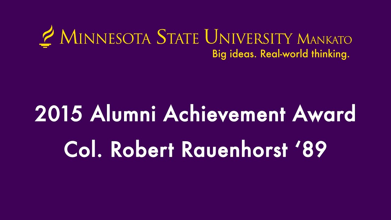 Col Robert Rauenhorst - YouTube