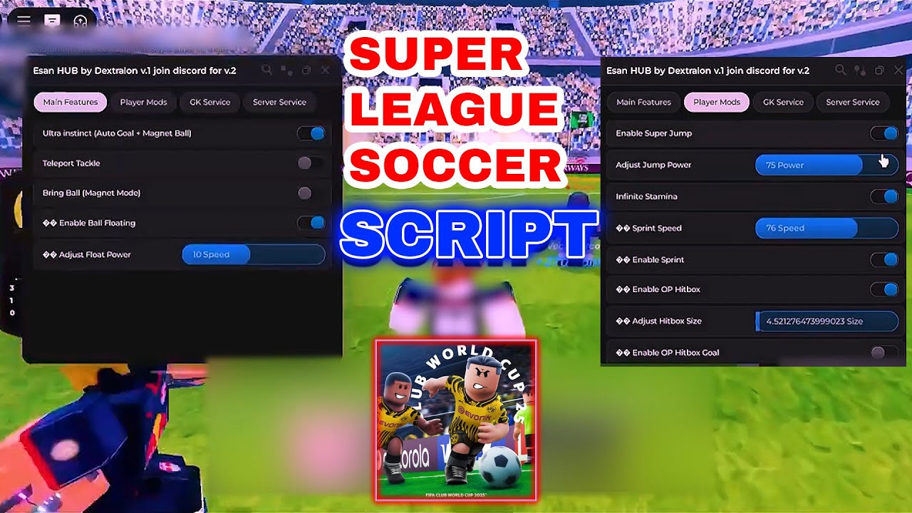 NEW Super League Soccer Script - (Auto Goal, Bring Ball, Super Jump ...