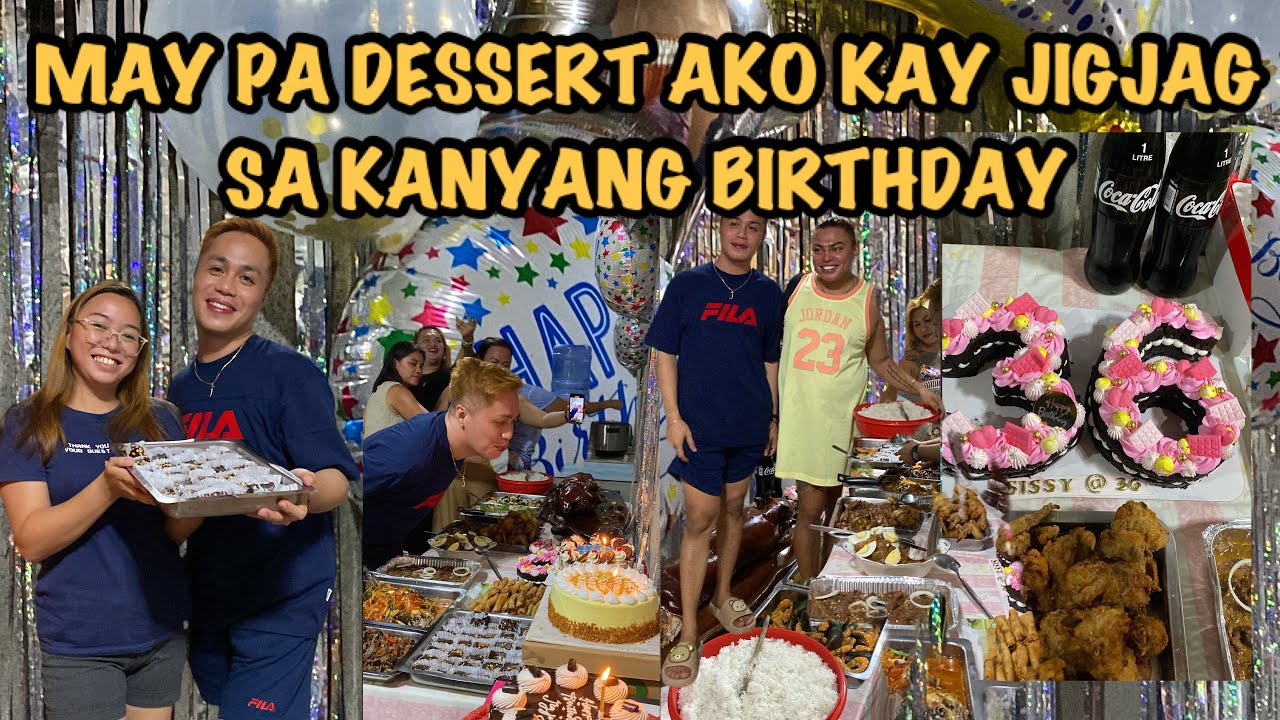 Nagbigay Ako Ng Dessert Para Sa Birthday Ni @JigJagChannel Happy ...