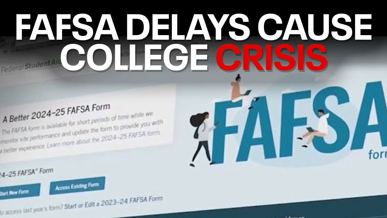 FAFSA problems lead to fewer college applications - YouTube
