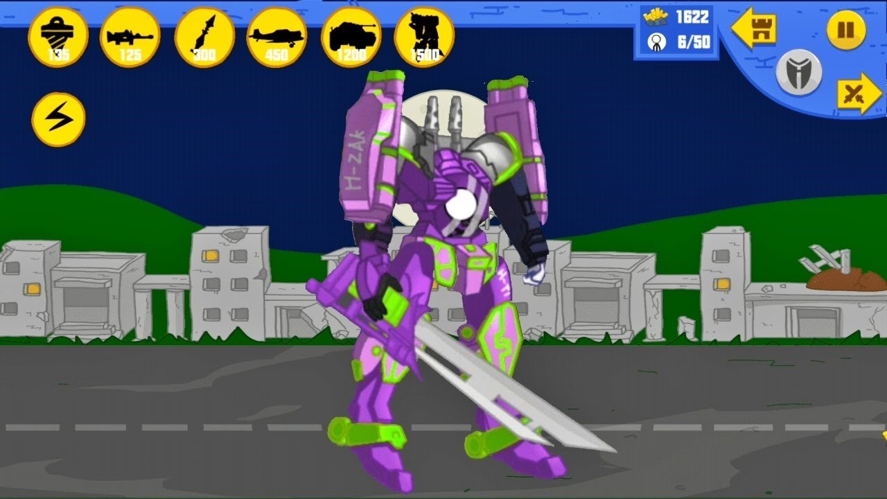 Stickman Modern Total War - New Mecha Upgrade - Gameplay Walkthrough ...