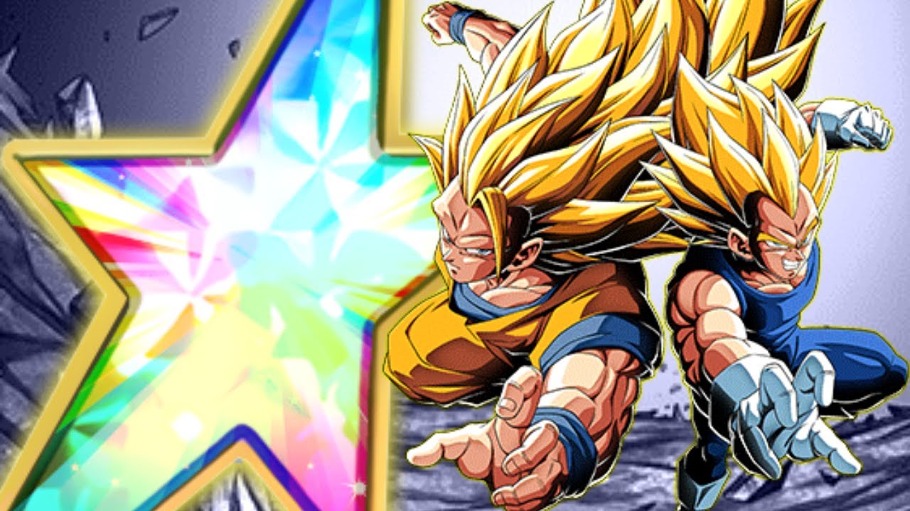 I RAINBOWED MY FAVORITE UNIT IN DOKKAN ! PHY SSJ3 GOKU AND SSJ2 VEGETA ...