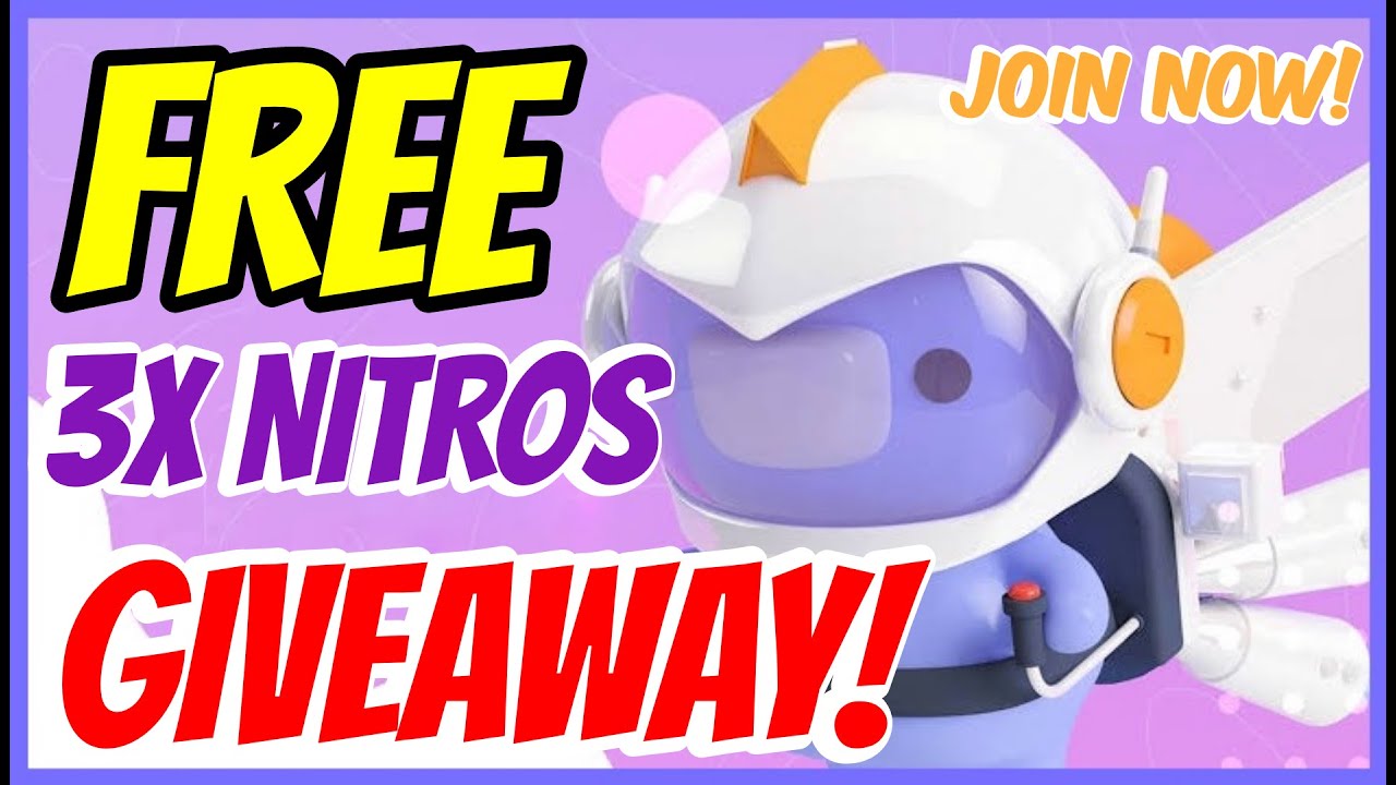 🚨 FREE DISCORD NITRO GIVEAWAY 🚨 - YouTube