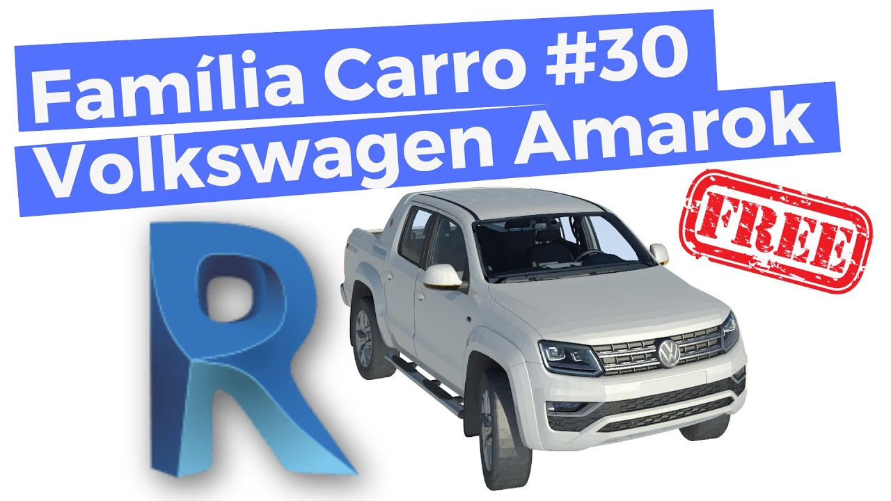 FAMÍLIAS PARA REVIT | CARRO | AMAROK | PARTE 30 - YouTube