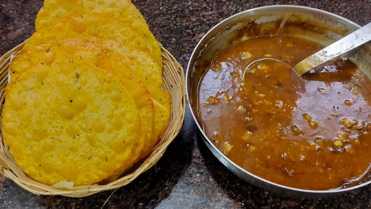 Delicious Lamba Halua Recipe And Besan Ke Papad Recipe #villagefood # ...