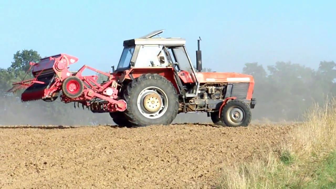 Lato - Uprawa i Siew 2012 , Ursus 1222 + siewnik Famarol [HD] - YouTube