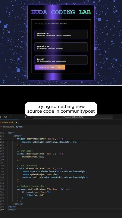 Huda Coding Lab Animation – Sleek & Creative Motion Design with HTML, CSS & JS 🚀 #webdesign # ...
