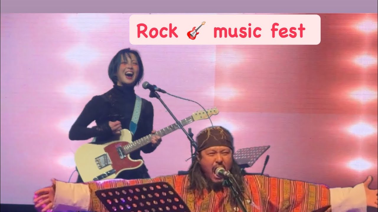 Attending Asia Rock Fest | In Bhutan 🇧🇹 #music#rock#celebrity#festival ...