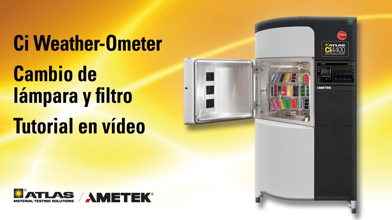 Tutorial en vidéo: Ci Weather-Ometer - Cambio de lámpara y filtro - YouTube