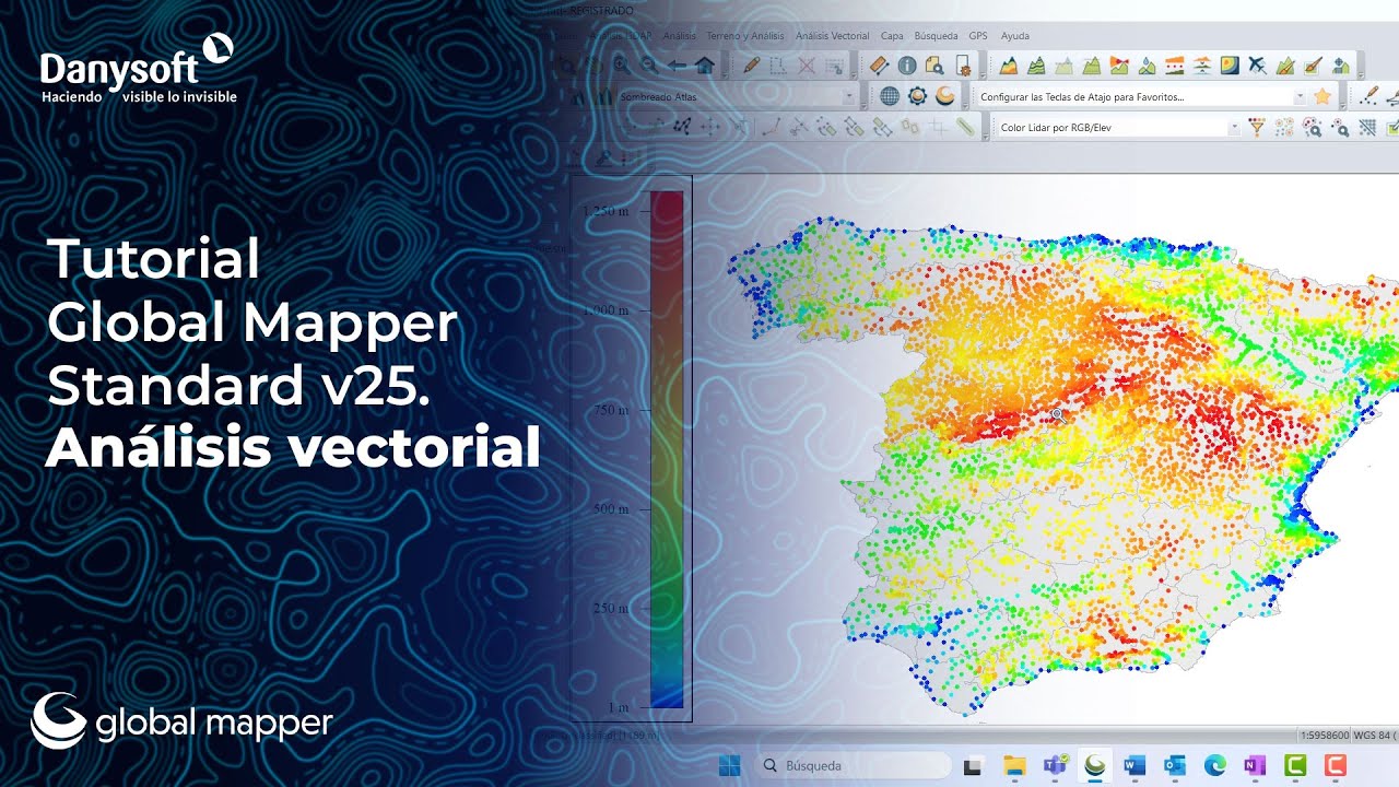 Global Mapper Standard v25. Análisis vectorial. - YouTube