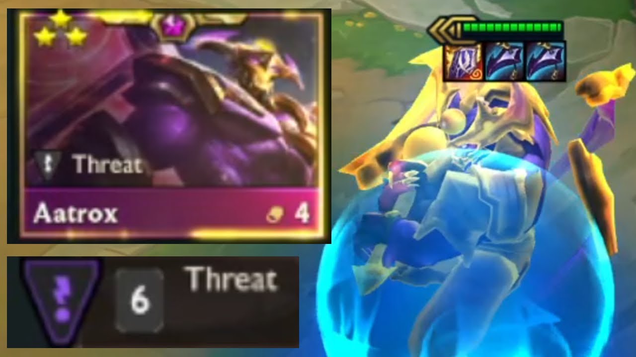 Threat Aatrox 3 Star Tft Set 8 5 Youtube