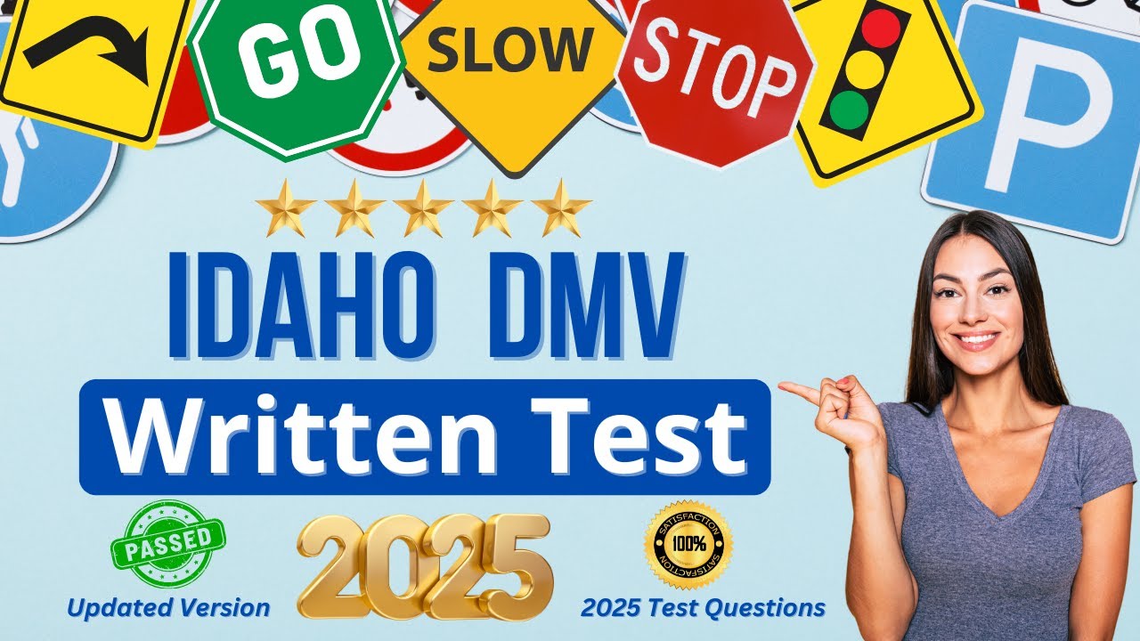 2025 Idaho DMV Written Test (MUST KNOW Updated Questions & Answers For ...