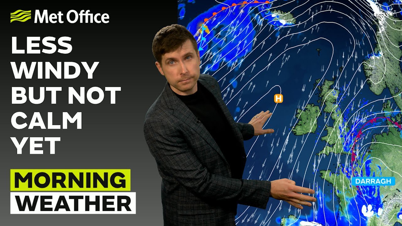 08/12/2024 – Storm Darragh clears – Morning Weather Forecast UK – Met ...