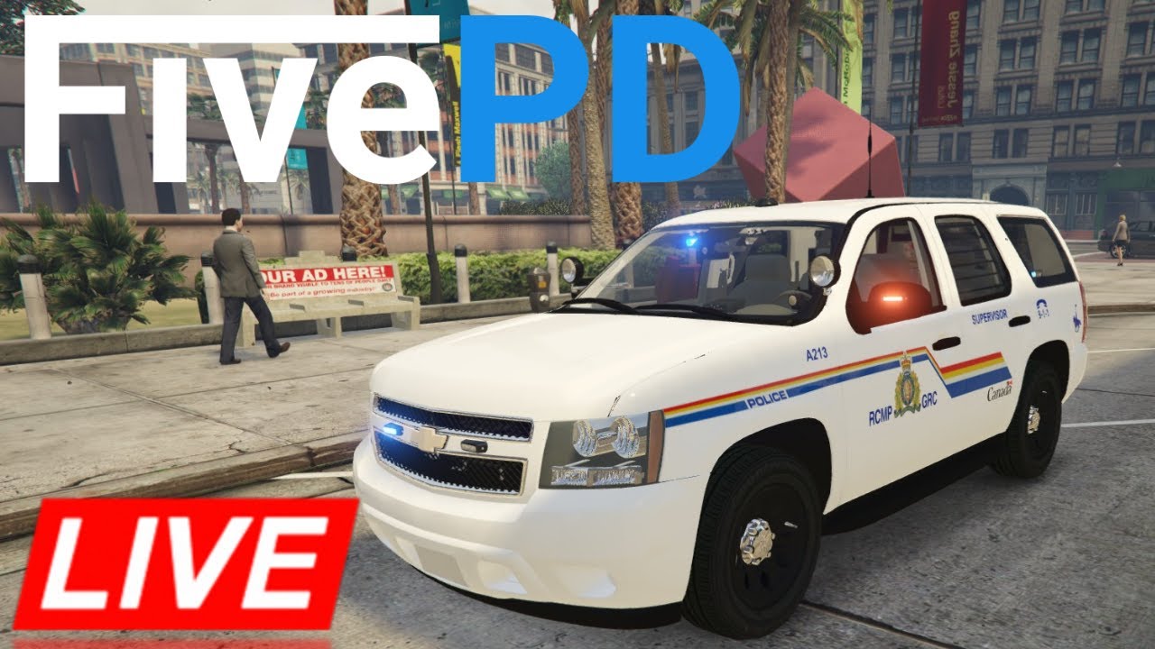 🔴 LIVE GTA5 FivePD RCMP au québec FR ! - YouTube
