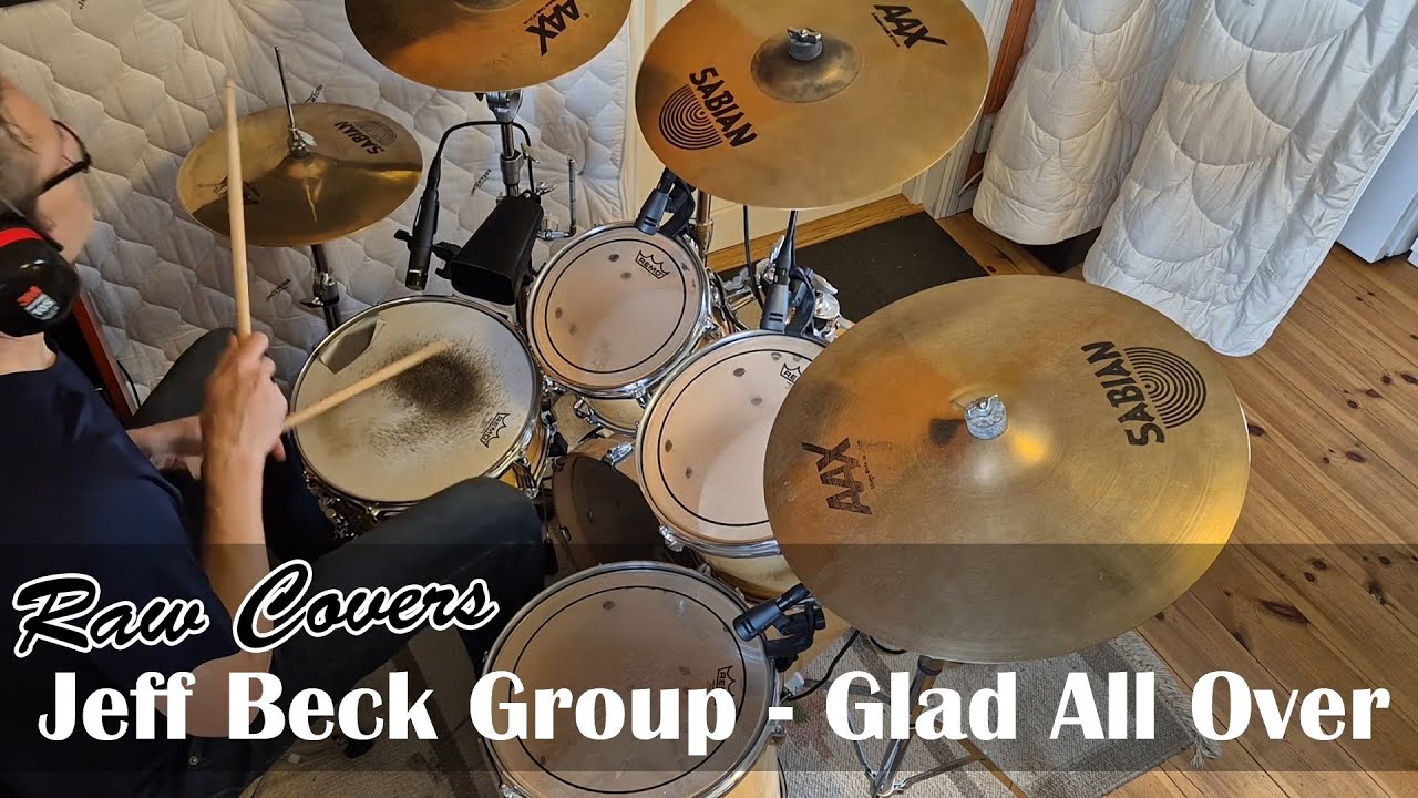 Drum cover of Glad All Over (Jeff Beck Group) - YouTube