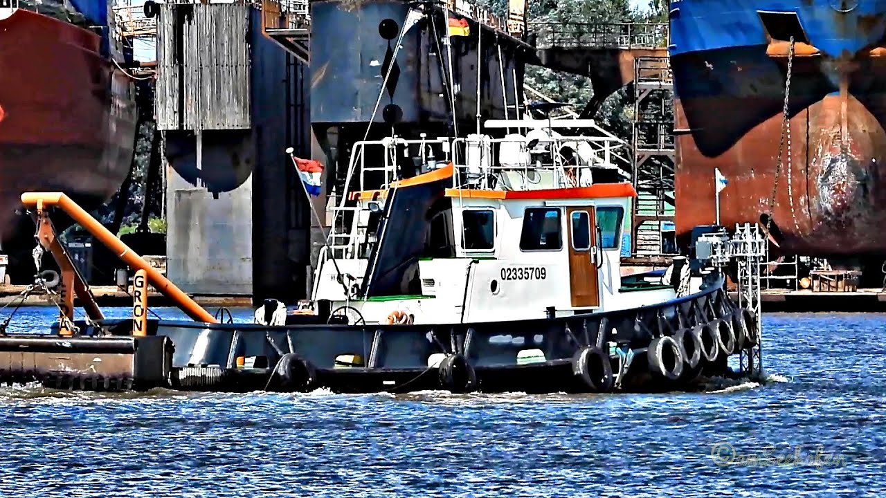 Peilfahrt LEDA PF3470 MMSI 244660537 tug sounds fairway for conveyance ...