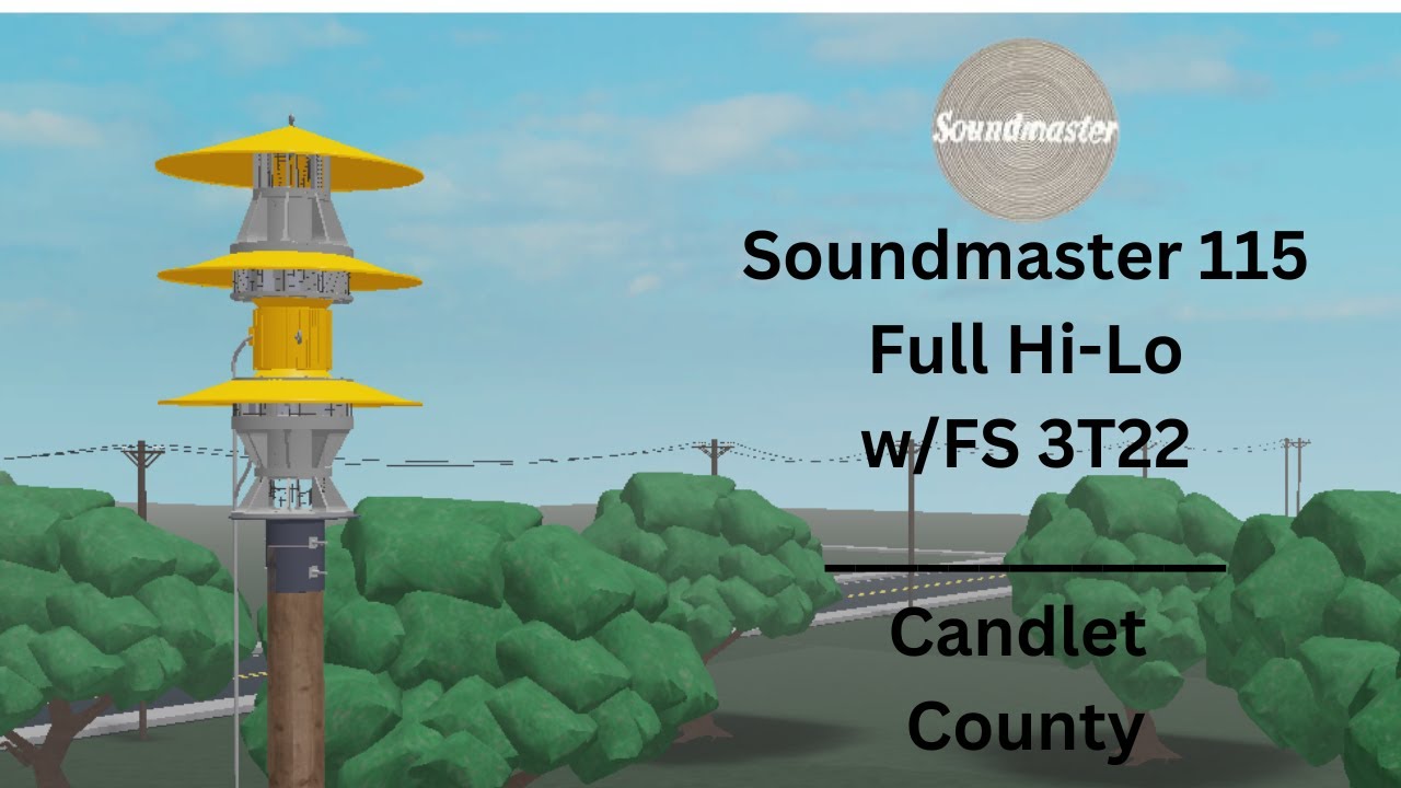 Soundmaster 115 | Full Hi-Lo | w/FS 3T22 | Candlet County | - YouTube