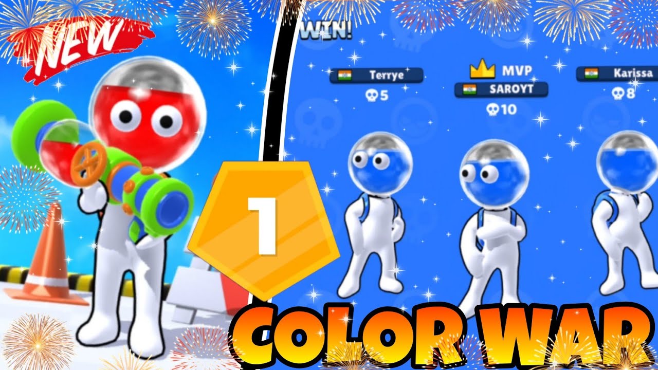 DYE HARD - GAMEPLAY WALKTHROUGH PART1-[Multiplayer Map Paint Battle ...