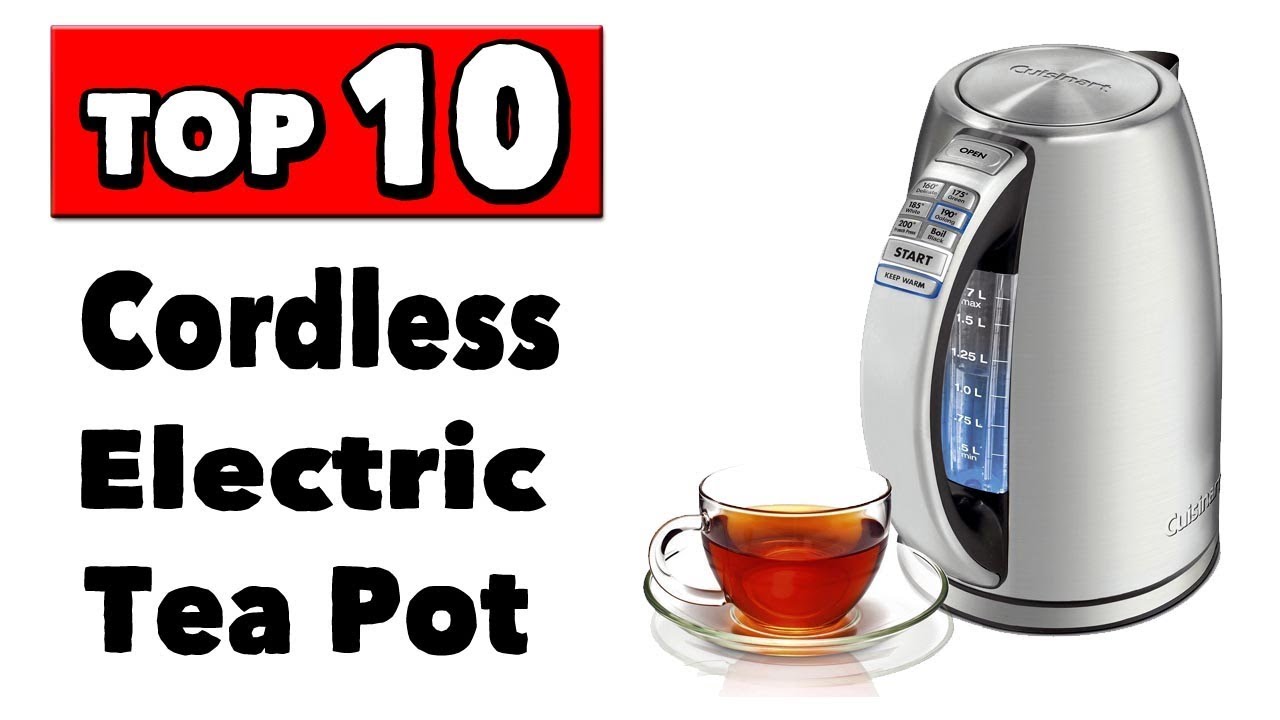 Best Cordless Electric Tea Pot - YouTube
