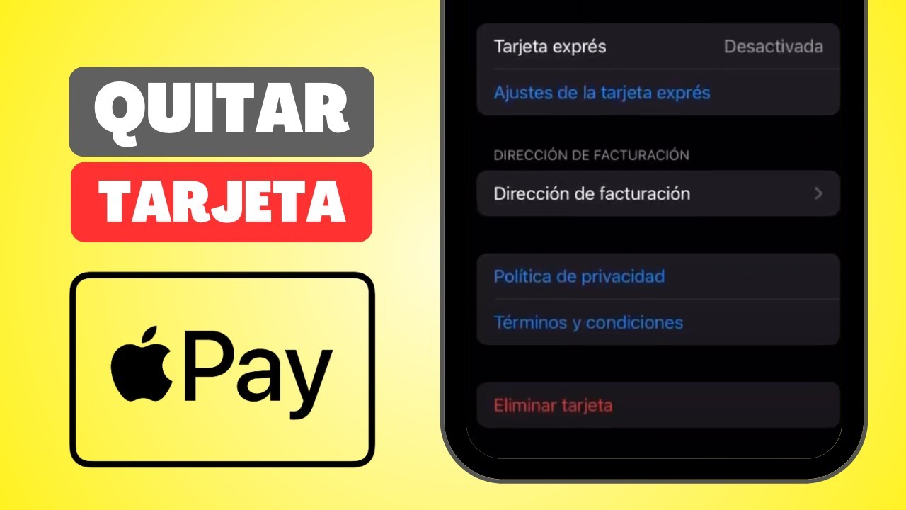 Cómo Quitar una Tarjeta de Apple Pay (Tutorial Sencillo!) - YouTube