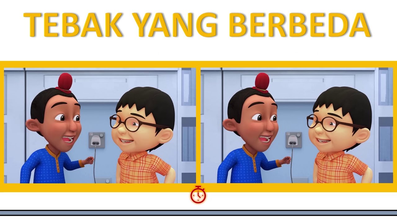 Tebak Gambar Berbeda Part - 3 | Fans Upin & Ipin Angkat Tangan ☝ - YouTube