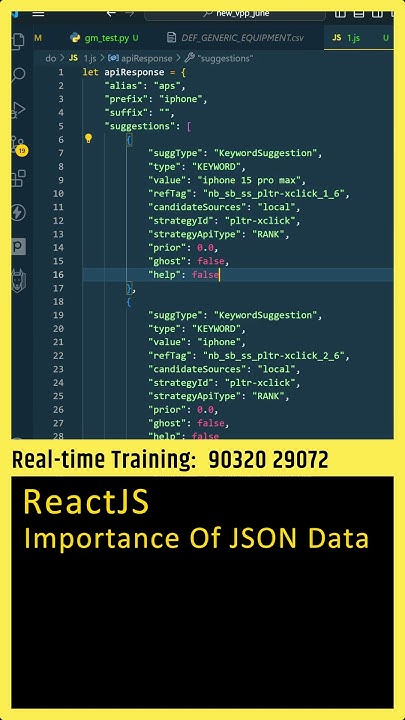Reactjs Tutorial Handling Json Data Ui Developer Web Development Frontendreactjs Telugu