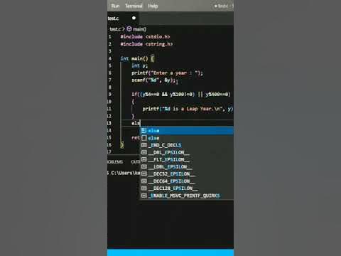 Leap Year || C Programming #cprogramming #coding #programming #cprogram #code #programming101 ...