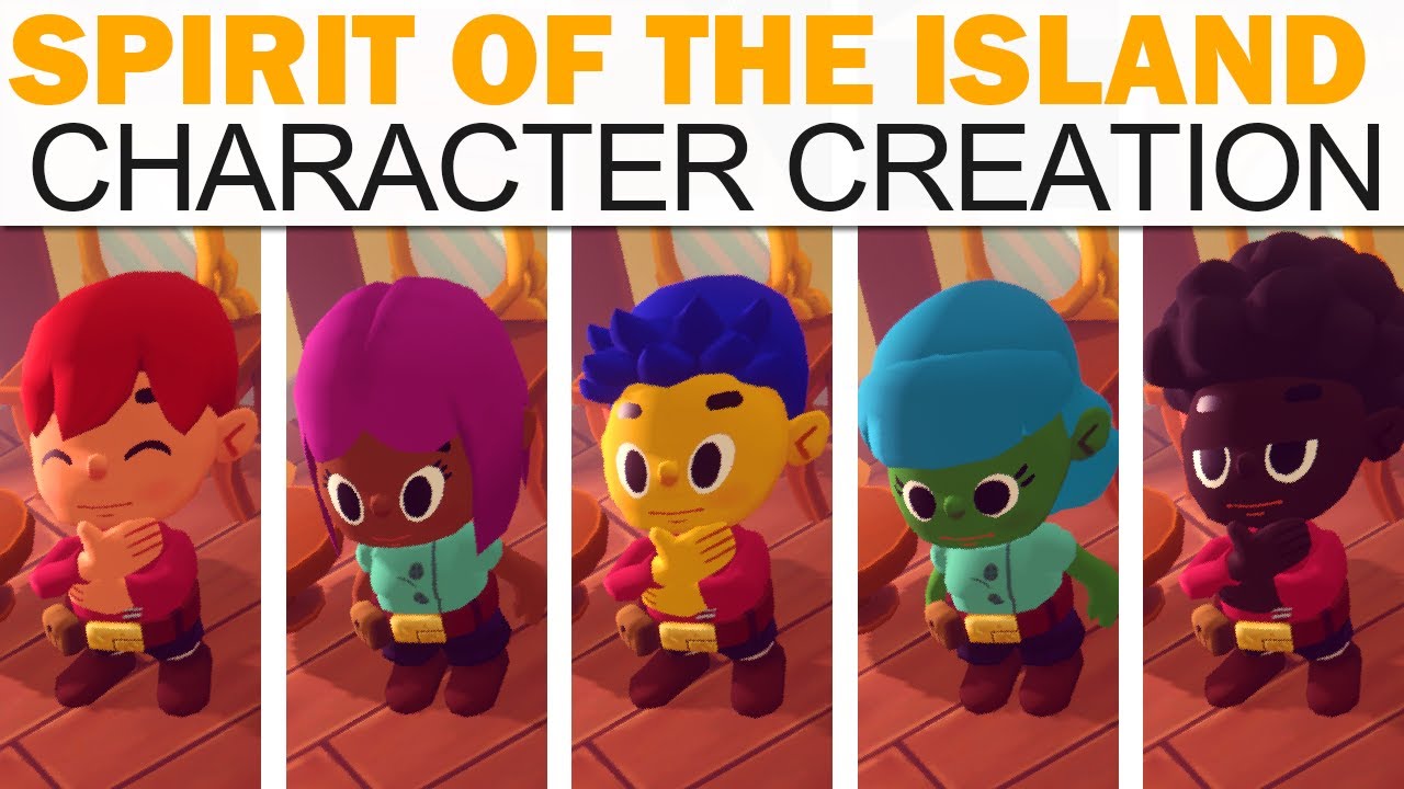 Spirit of the Island Character Creation (Male & Female, Full ...