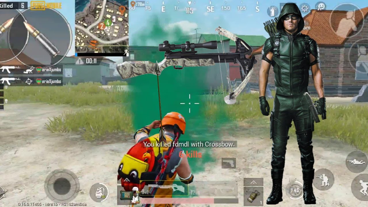 Let's try cross bow#pubg mobile - YouTube