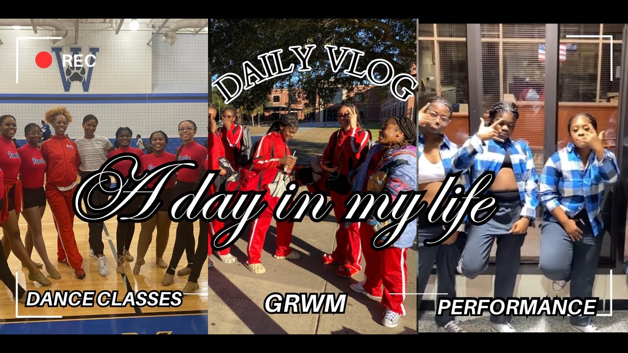 Dance competition + vlog | GRWM, dance classes, lunch break ...