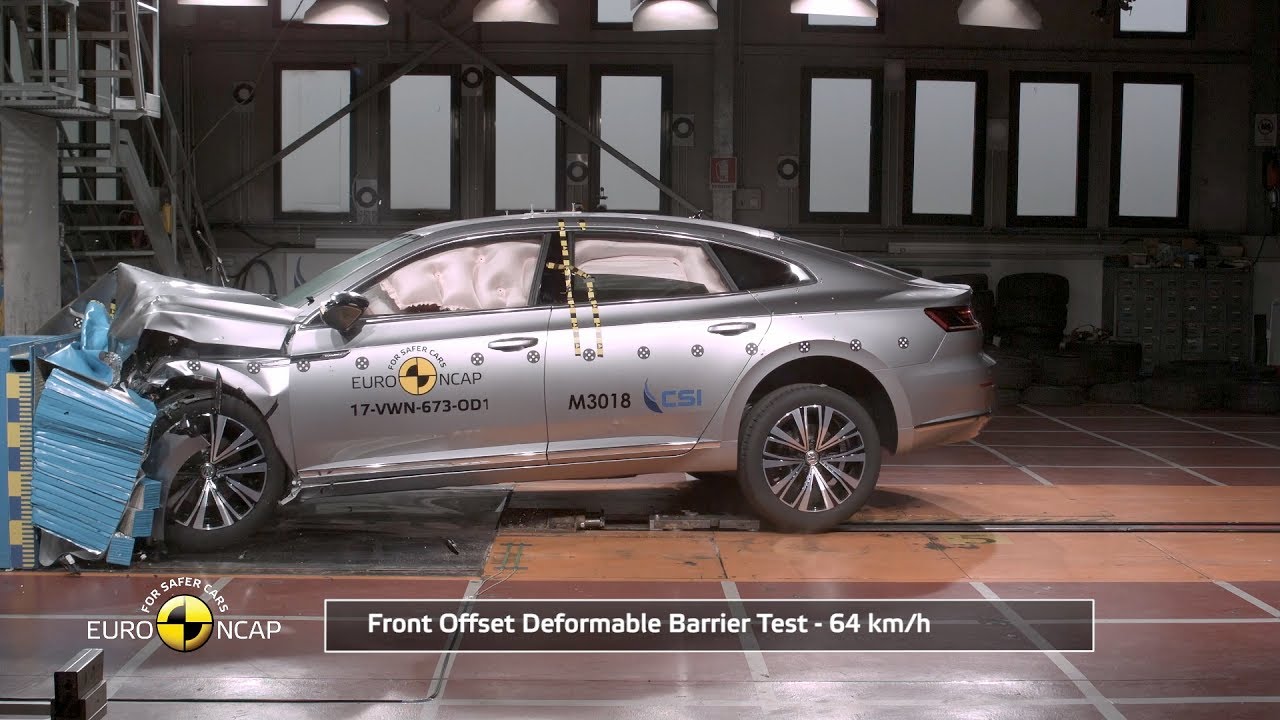 Volkswagen Arteon Crash Test Euro NCAP | Rating: ★★★★★ - YouTube