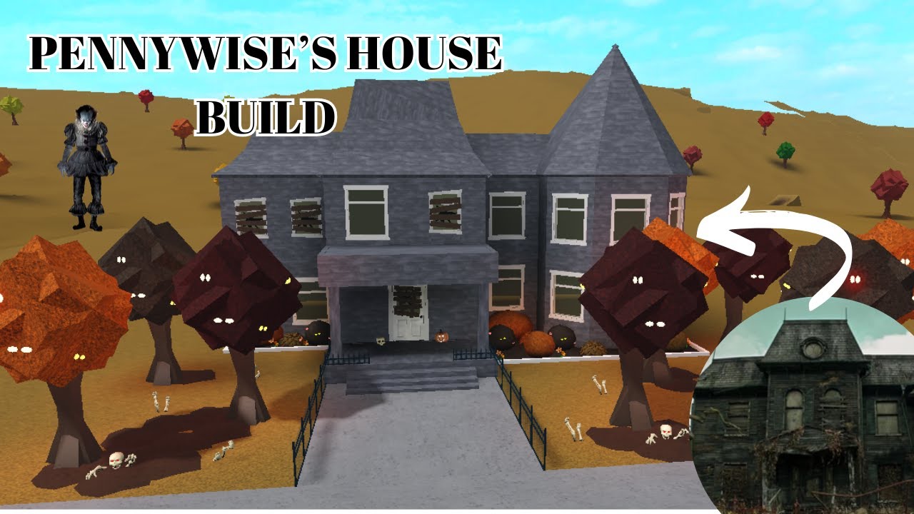 Building PENNYWISE'S HOUSE in Bloxburg! (IT) - YouTube
