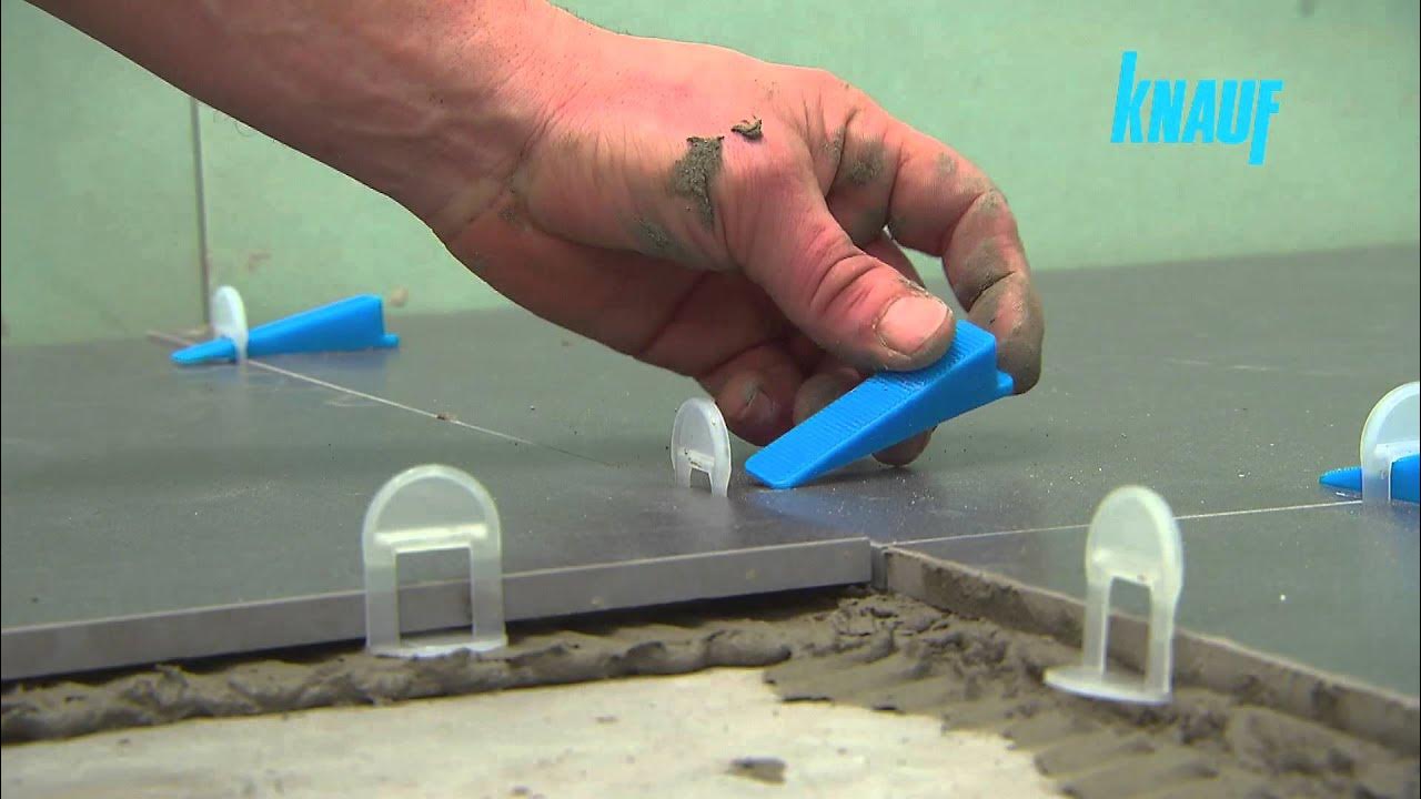 KLS - Système de nivellement pour carrelages Knauf - YouTube