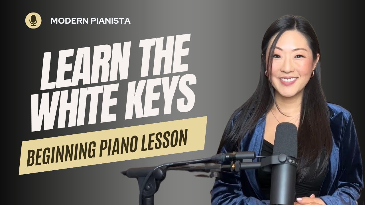 Beginner Piano - How To Learn The White Keys - YouTube