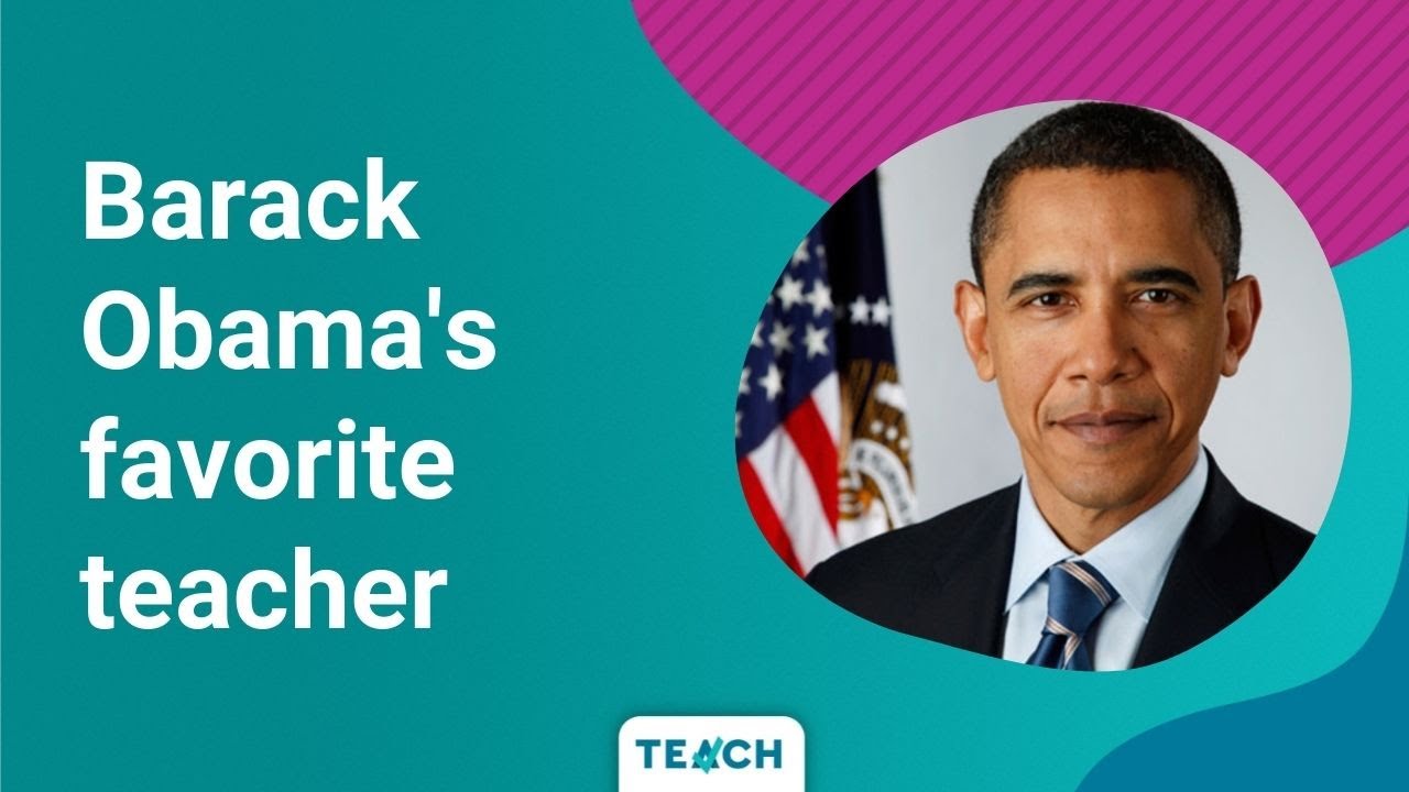 Former President Barack Obama talks about his favorite teacher - YouTube