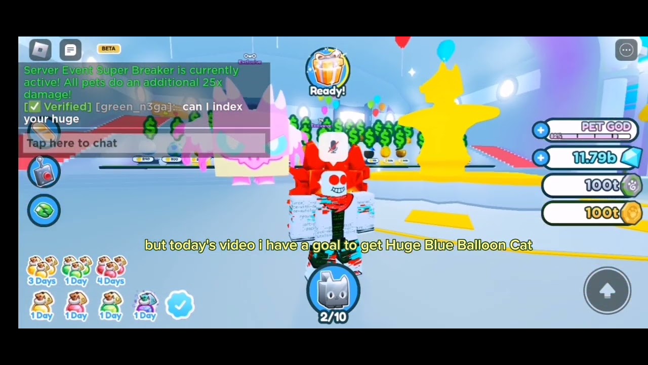 Road to Huge Blue Balloon Cat - YouTube