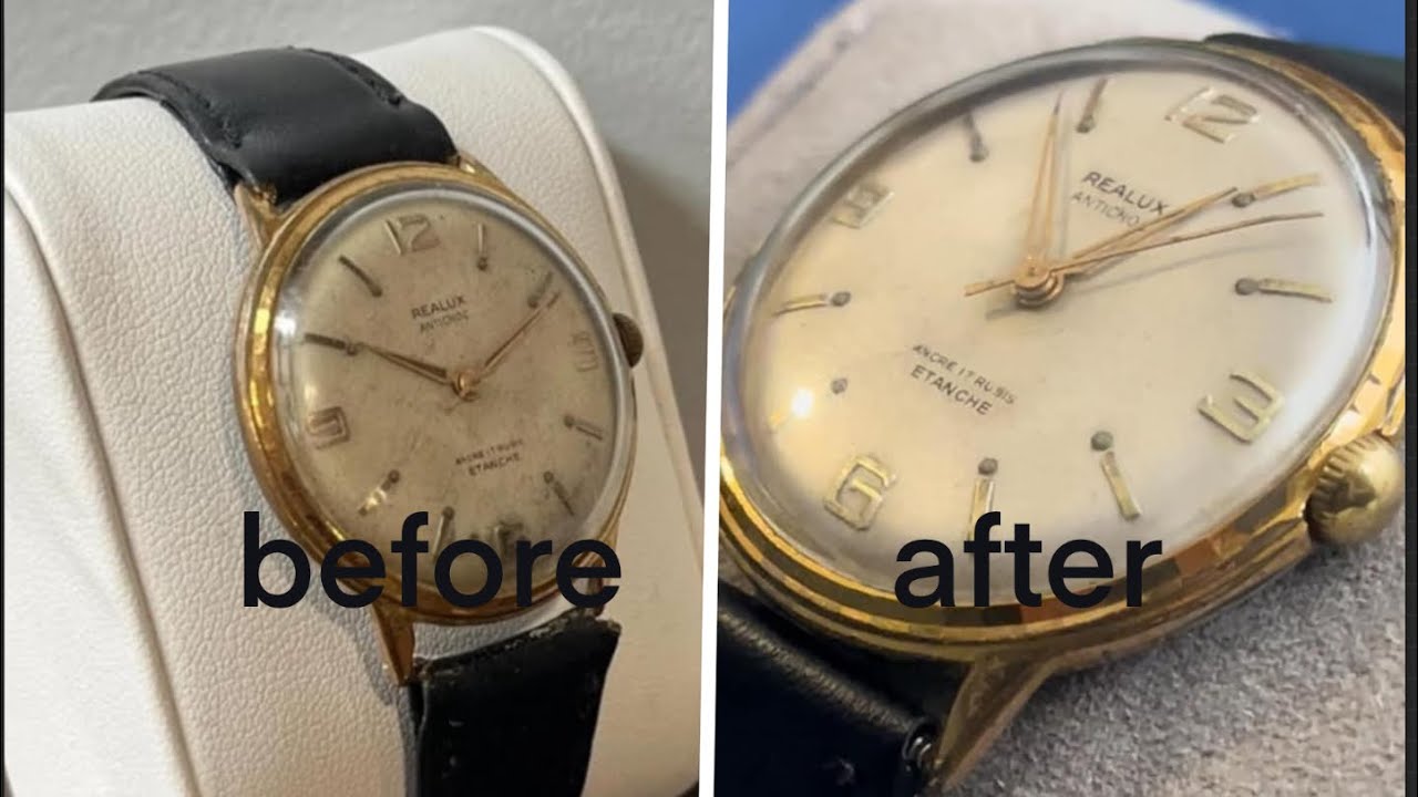 realux vintage watch restoration - YouTube