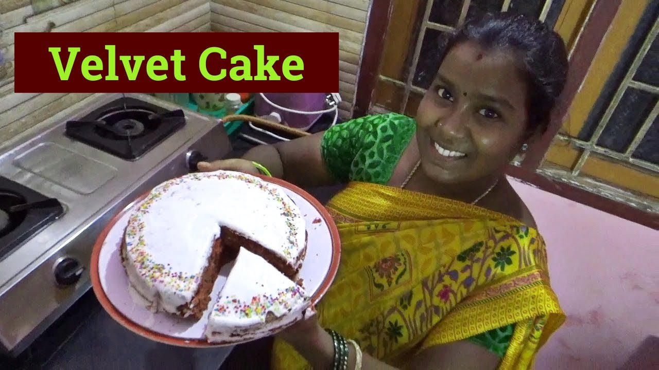 Red Velvet Cake Recipe | Cake Recipe In Tamil | Home Made Cake | Amala ...
