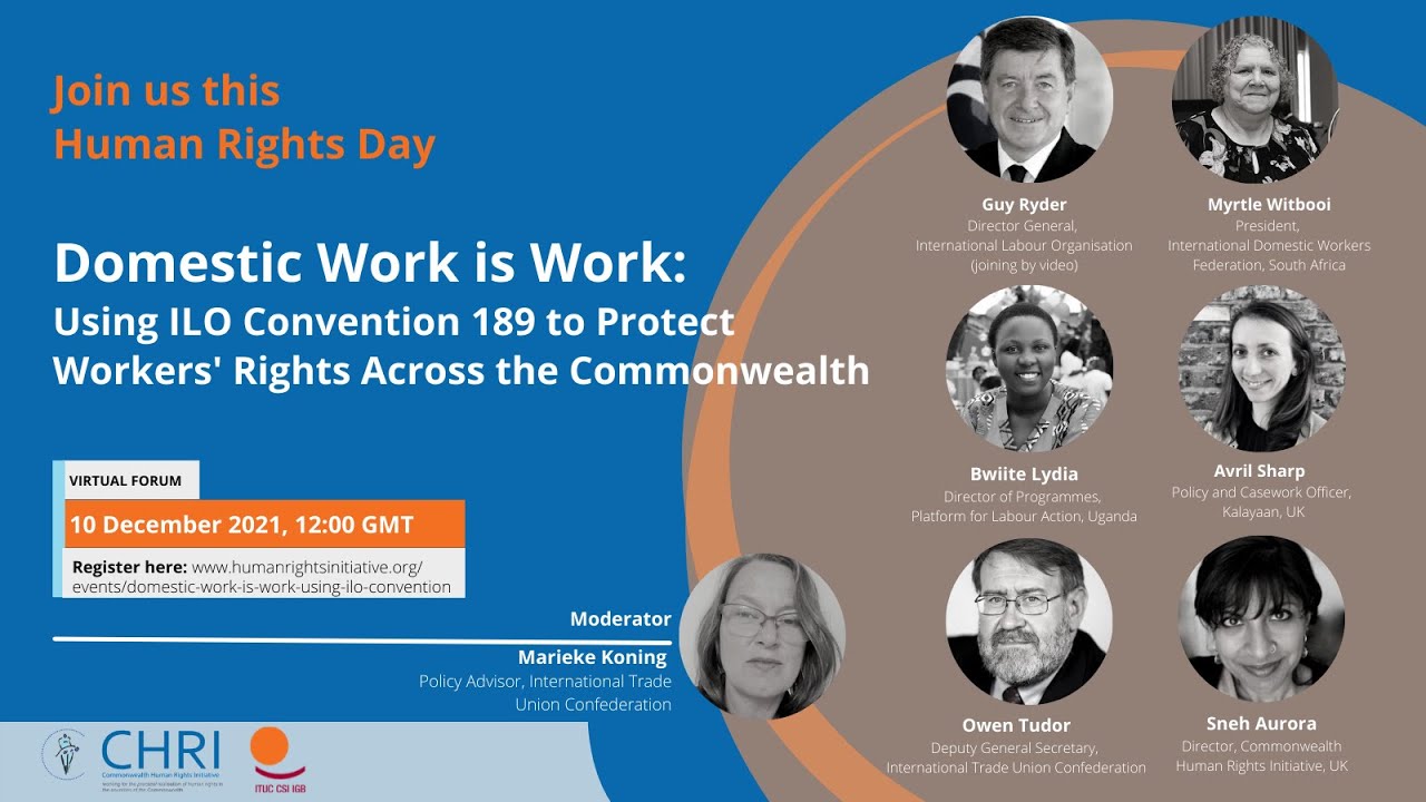 Domestic Work is Work: Using ILO Convention 189 to Protect Workers ...
