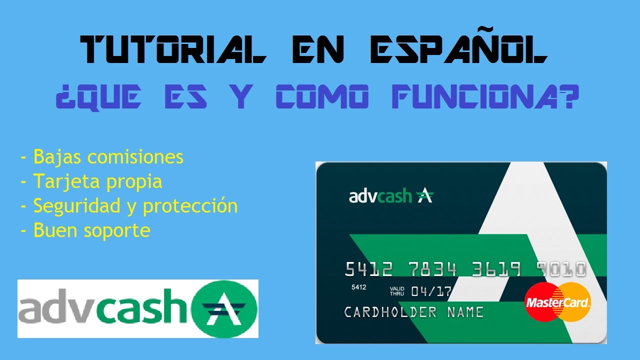 Advcash Tutorial en Español [COMO FUNCIONA] - YouTube