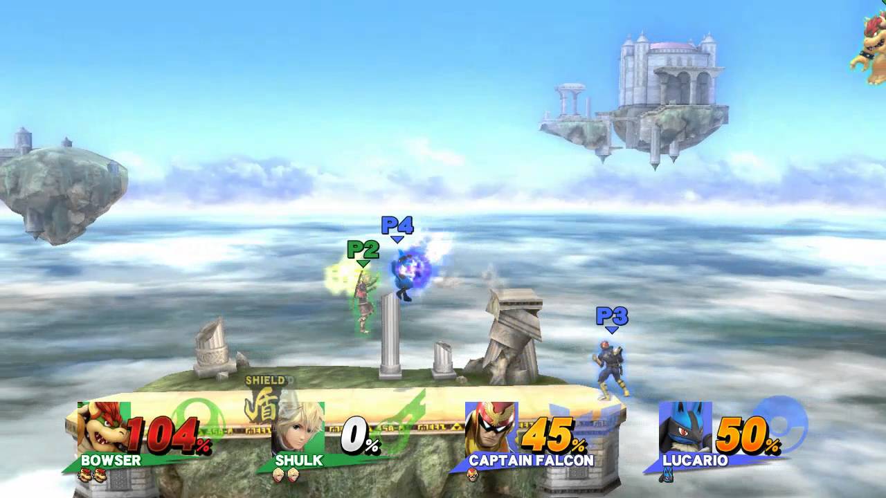 Bowser/Shulk vs Lucario/ C.Falcon - YouTube