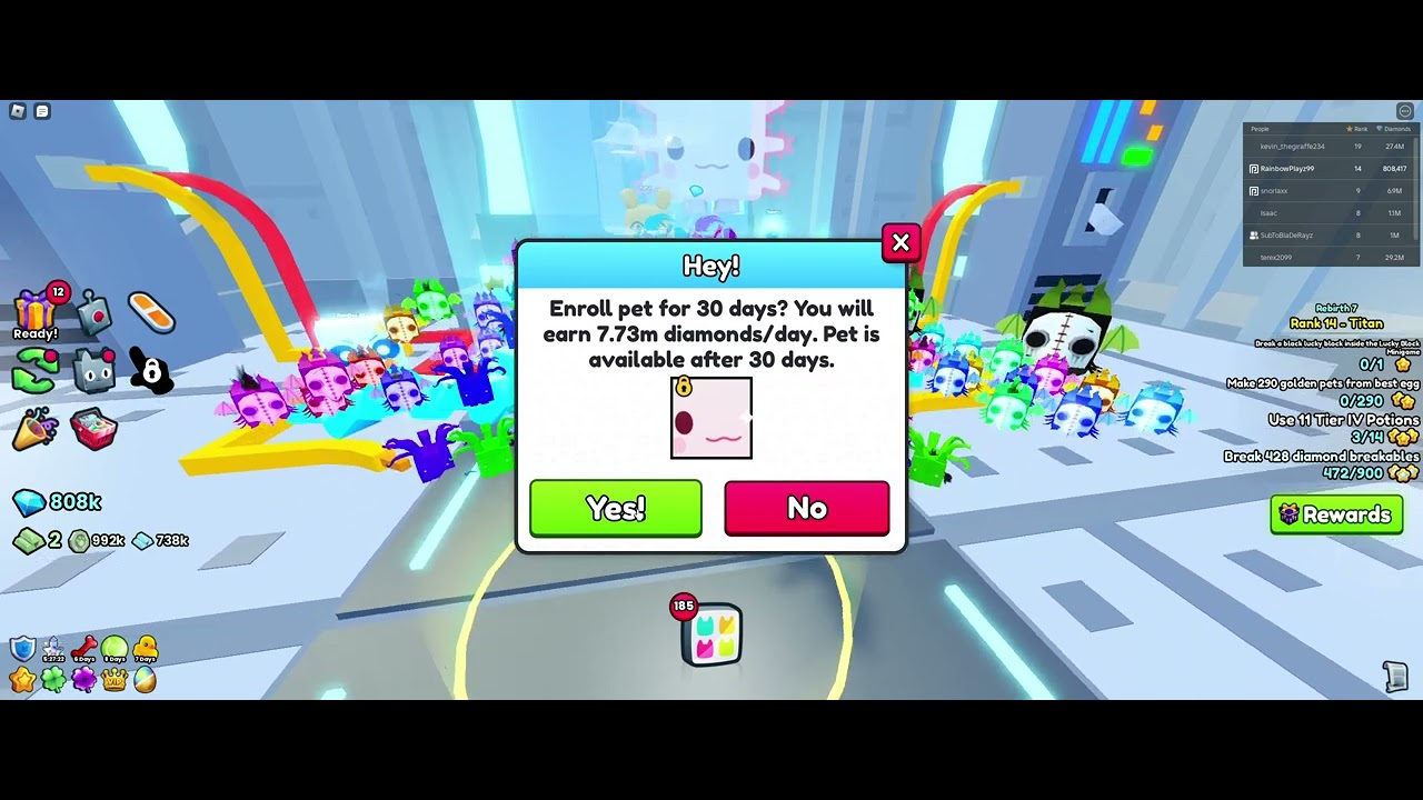 (500th video!) Putting my Titanic Axolotl In The PS99 Exclusive Daycare ...